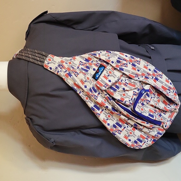 Kavu | Bags | Kavu Rope Sling Canvas Type Backpack Nwot | Poshmark